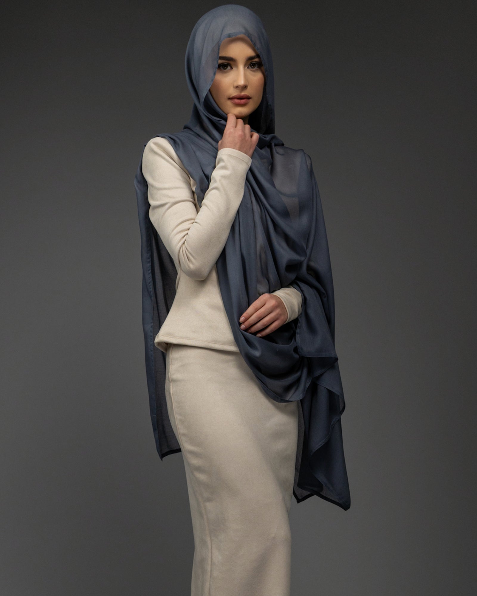 Fine Modal Hijab Fabric – Lightweight & Breathable by HĀNM