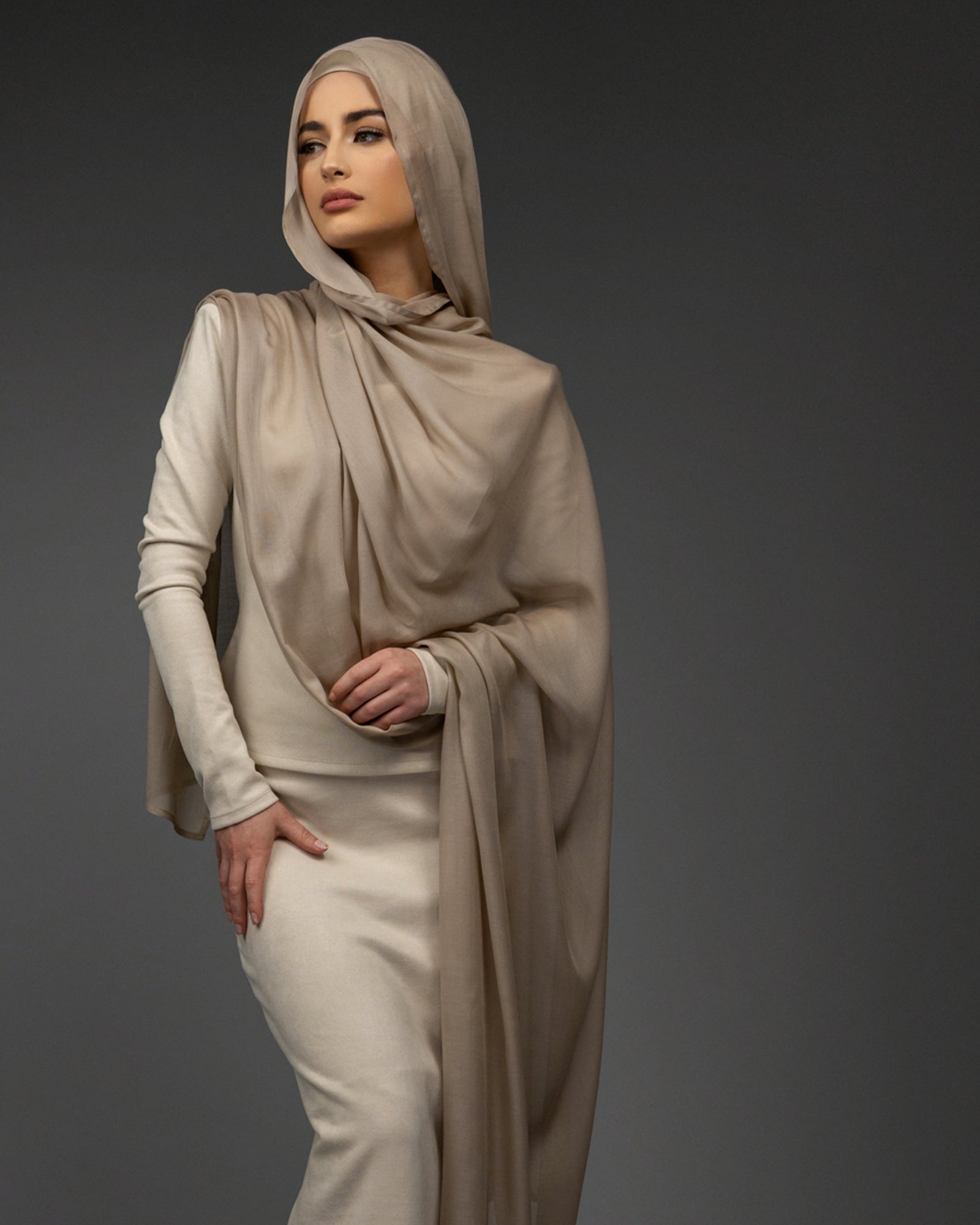 Fine Modal Hijab Fabric – Lightweight & Breathable by HĀNM
