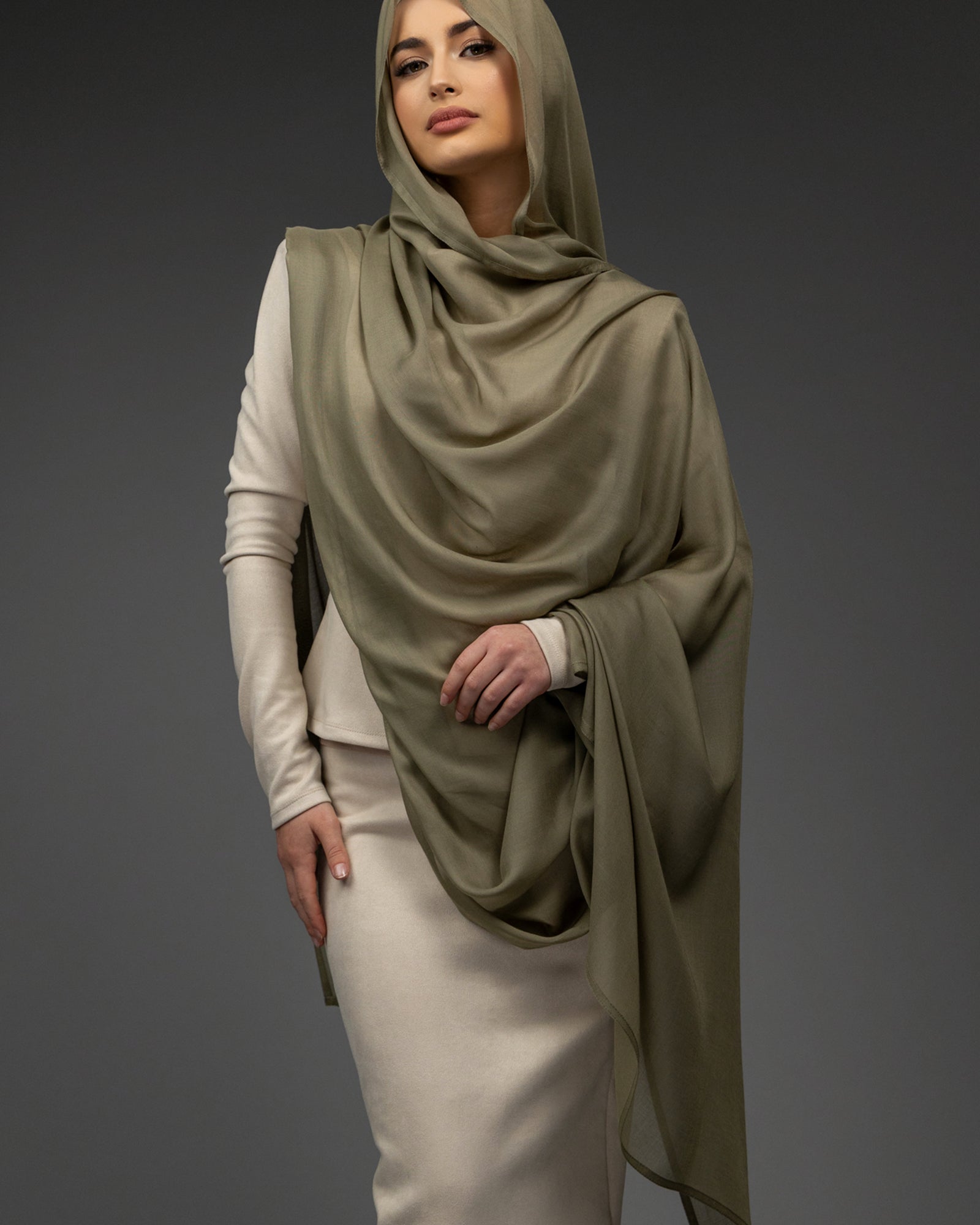 Fine Modal Hijab Fabric – Lightweight & Breathable by HĀNM