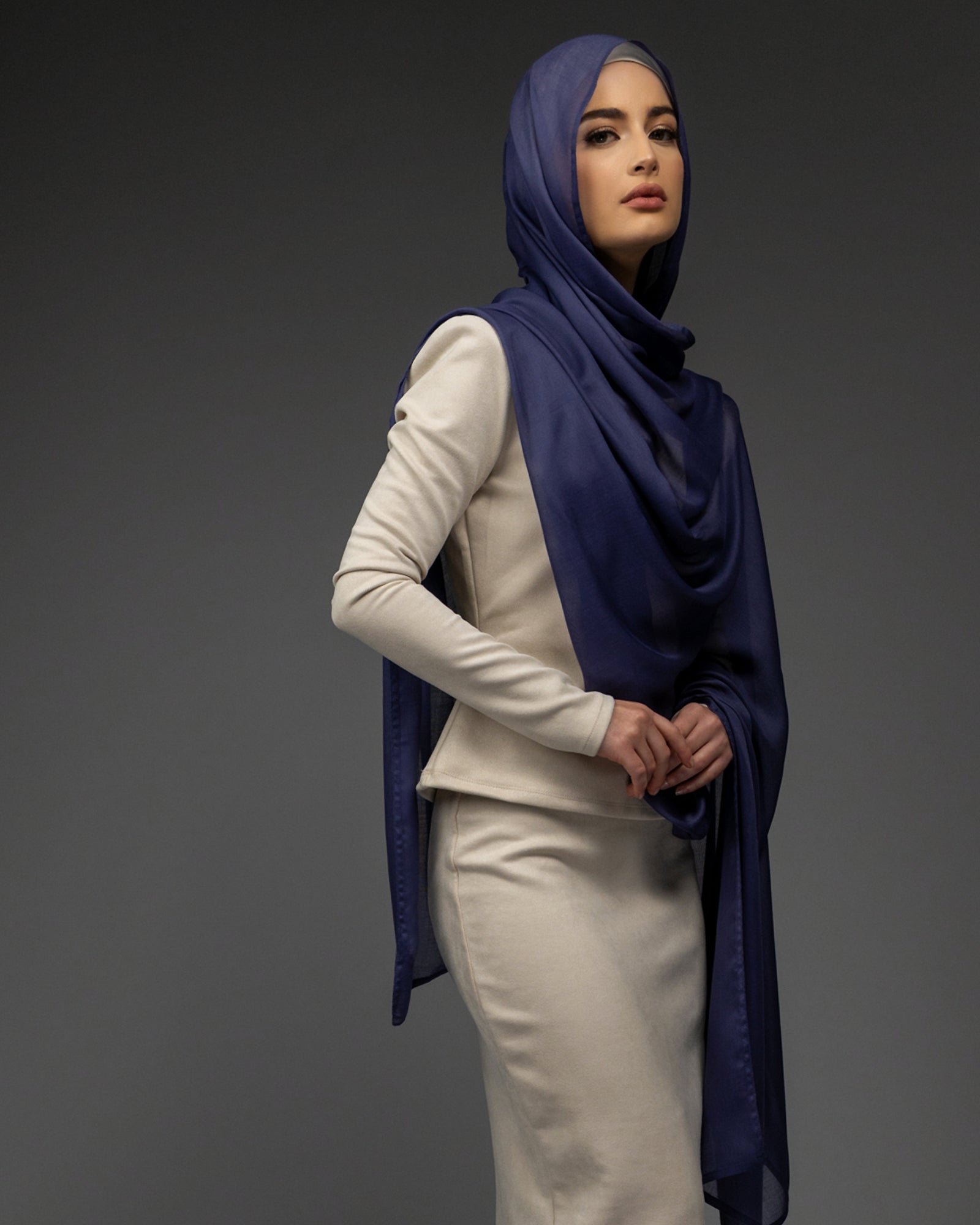 Fine Modal Hijab Fabric – Lightweight & Breathable by HĀNM
